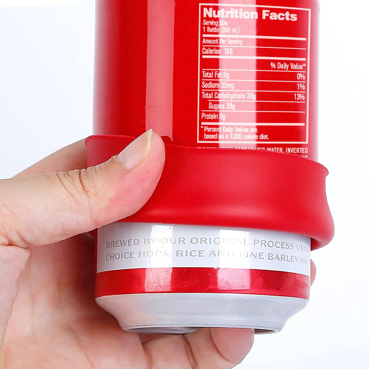 [4 Pack] Can Covers that Look Like Soda, Silicone Sleeves for Cans, Can Wraps, Fits All 12FL OZ 355ml