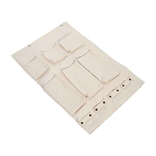 Household Essentials Short Canvas Craft and Garden Wall Organizer, Natural