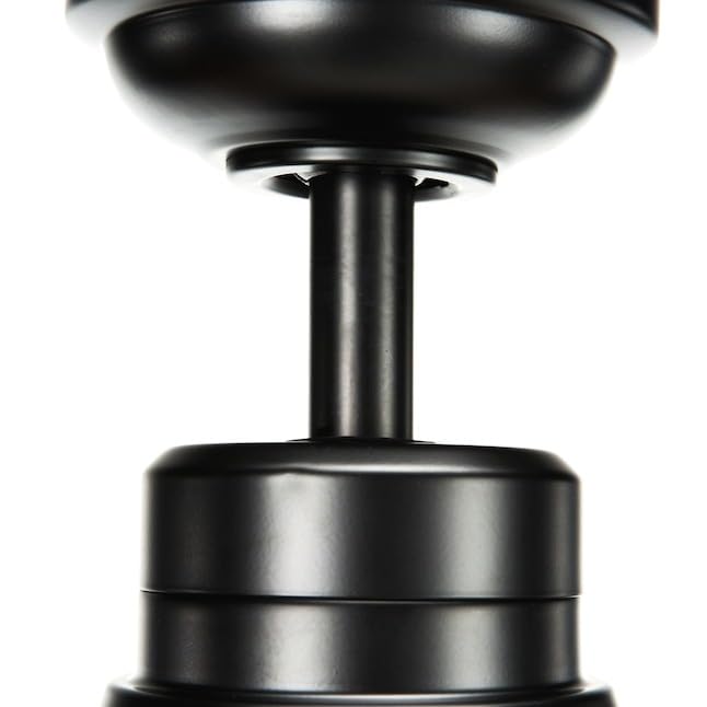 Kichler Lighting 56-in Satin Black with Antique Pewter Accents Downrod Mount Indoor Ceiling Fan with Remote (2-Blade)
