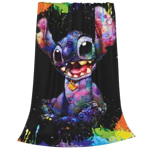 Anime Blanket Super Soft Flannel Throw Blanket 3D Printed Comfort Bedding for Sofa All Season 50x60 in
