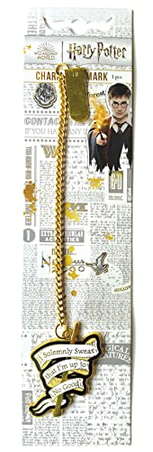 Paper House Productions Harry Potter I Solemnly Swear Enamel Charm Chain & Clip Bookmark