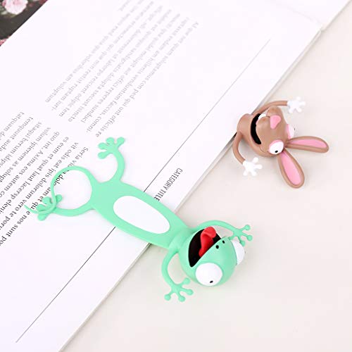 Cute Book Marks, Funny 3D Animal Bookmark Reading Gift Stationery Gift for Kids Student