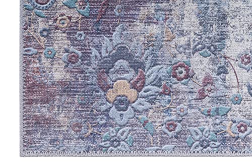Perga Rugs Machine Washable Area Rug for Bedroom, Kitchen, Bathroom, Living Room, Entryway, Home Decor Non Slip Rug, Pet Friendly & Resistant Throw Indoor Floor Carpet