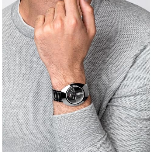 Rado DiaStar Original Grey Dial with Date Display, Ceramos Bezel and Swiss Automatic Movement