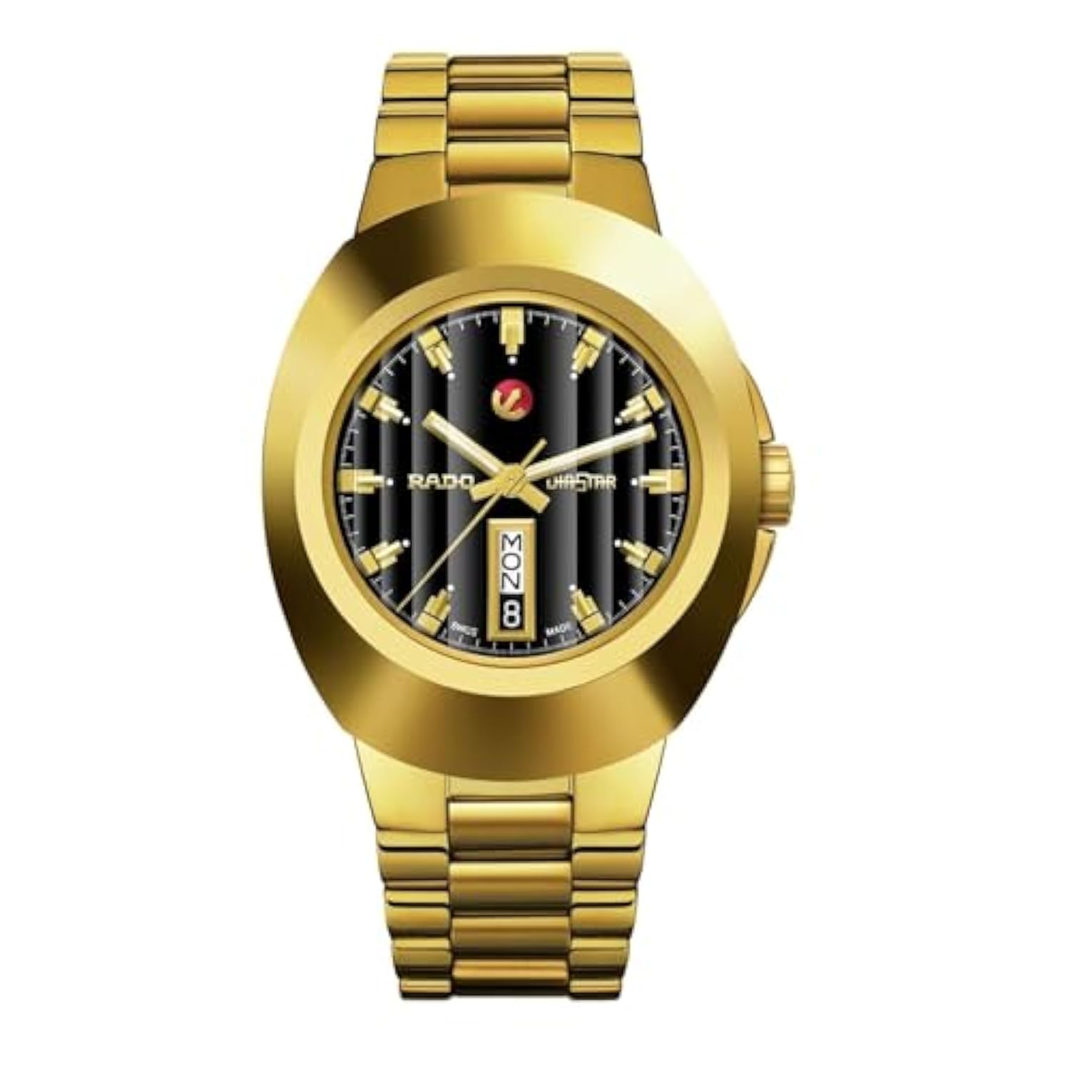 Rado Men's DiaStar Original Swiss Automatic Watch, Gold