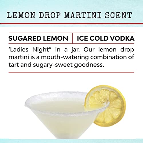 MMalicious Women Candle Co - Because Patientsā¦, Lemon Drop Martini Infused with Happy Hour in Scrubs, All-Natural Soy Candle, 9 oz.