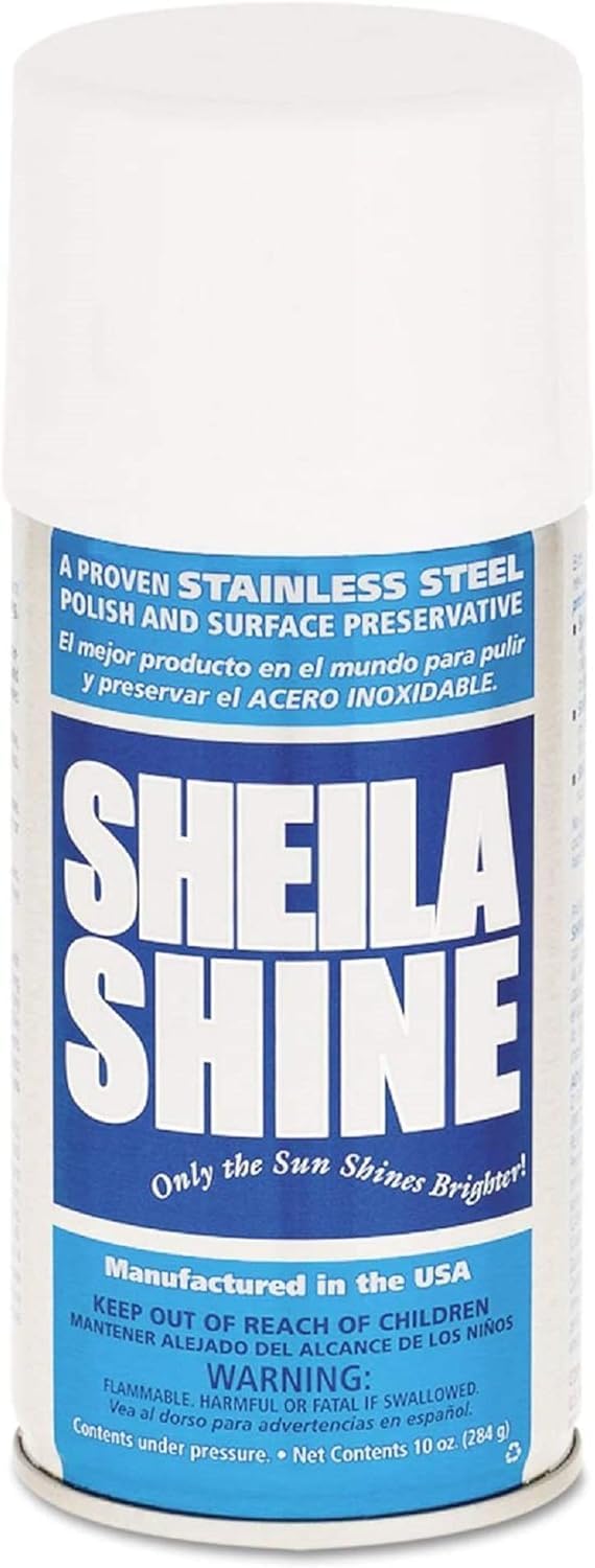 Sheila Shine 10 oz Aerosol, Stainless Steel Cleaner and Polish, 10 oz.