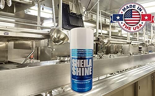 Sheila Shine 10 oz Aerosol, Stainless Steel Cleaner and Polish, 10 oz.