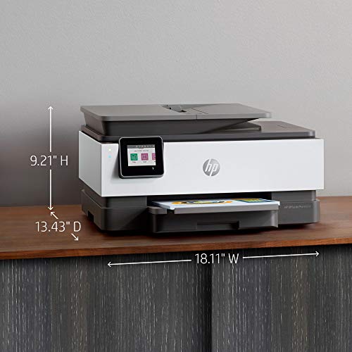 HP OfficeJet Pro 8025e Wireless Color All-in-One Printer with Bonus 6 Free Months Instant Ink (1K7K3A) (Renewed Premium)