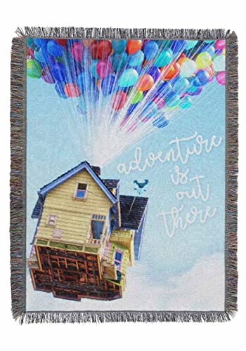 Northwest Woven Tapestry Throw Blanket, 48" x 60", Up Watercolor Adventure