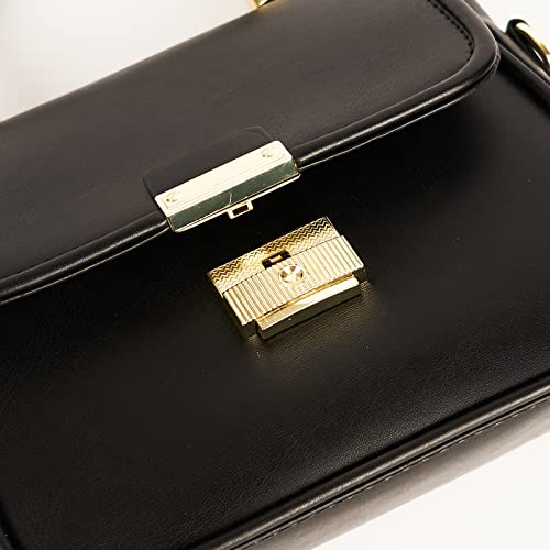 VODIU Small Shoulder Bags For Women Handbag Tote With Top-Handle Small Black Purse Crossbody Bag
