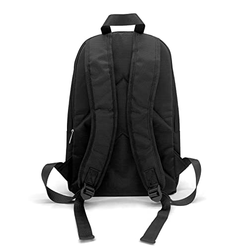 Zaaprint Cheer Cheerleaders Black Backpack Laptop Bag Shoulder Bag for Hiking Adult Birthday Holiday Gift