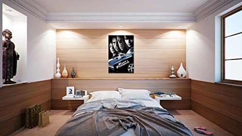 Fast & Furious 4 - Movie Poster (The Cast & Dodge Charger - Vin Diesel, Paul Walker...) (Size: 24" x 36")