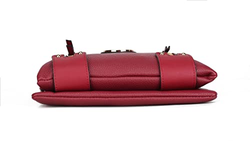 MKF Crossbody bag for women Vegan leather Crossover Designer messenger Purse