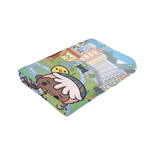 Ultra Soft Micro Fleece Blanket Throw Fuzzy Lightweight Hypoallergenic Plush Fashion Print Blanket