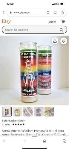 ABRE Camino Vela 8" en envase de Cristal de 7 Colores / 8" Open Road Candle Glass Jar