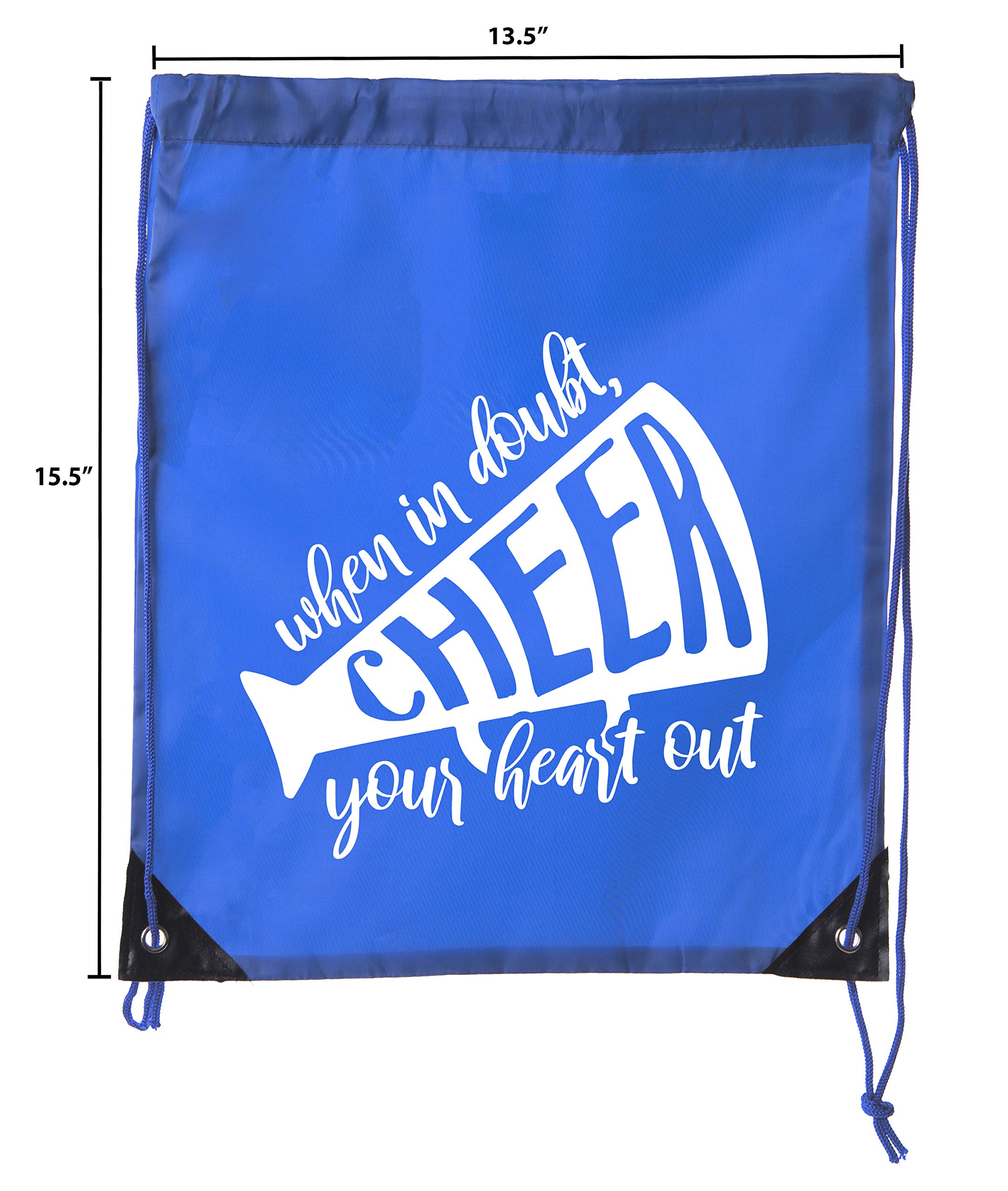 Mato & Hash Cheer Bags, Pom Pom and Cheerleader drawstring Backpacks, Cheerleader Team bags