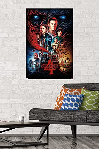 Trends International Netflix Stranger Things: Season 4 - One Sheet Wall Poster, 22.375" x 34", Unframed Version