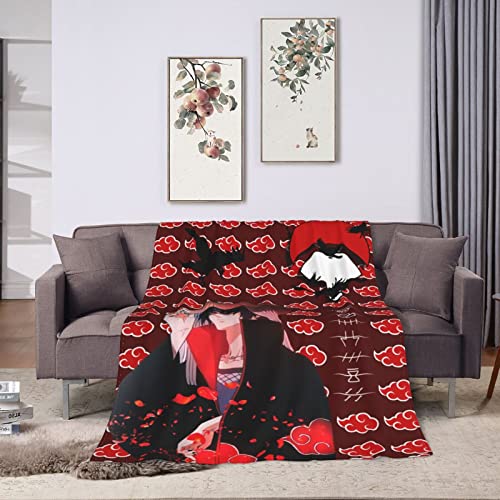 WsdFM Anime Blanket, Throw Blanket for Couch Bed Sofa Fleece Blankets Super Soft Fuzzy Warm Cozy Flannel Fleece Bed Blanket Lightweight Decorative Living Room 50*40inch