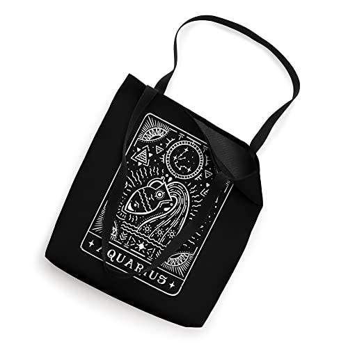 Aquarius Tarot Art / Aquarius Zodiac Sign / Birthday Month Tote Bag