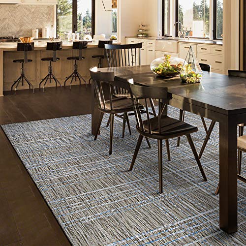 Couristan Charm Ohe Indoor/Outdoor Area Rug, 7'10" Round, Sand Light Brown-Ivory