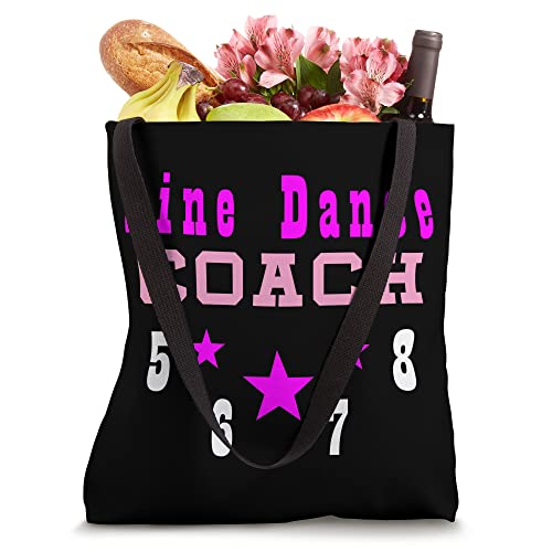 Line Dance Coach 5 6 7 8 Trainer Country Music Tote Bag
