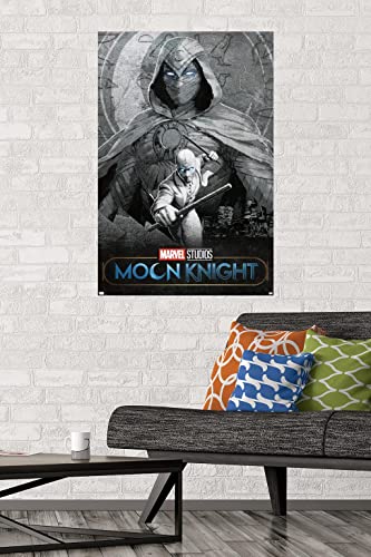 Trends International Marvel Moon Knight - Teaser Wall Poster, 22.375" x 34", Unframed Version