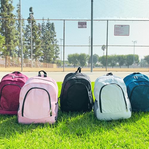 NGIL Canvas School Backpack (Glitter-Royal)