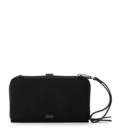 The Sak Esperato Large Smartphone Crossbody in Recycled Nylon, Black
