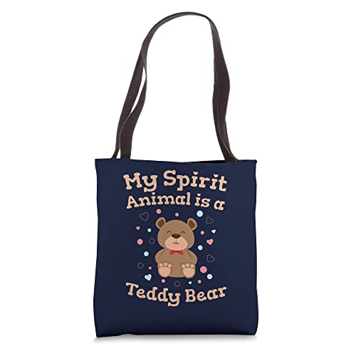 Teddy Bear Women Girls Cute Stuffed Toy Tote Bag