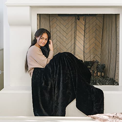 Minky Designs Minky Blankets | Posh Level Comfort | Ideal for Adults, Kids, Teens | Super Soft, Warm & Cozy…
