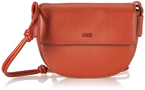 DKNY Kiera Flap Crossbody Bag, Brick RED