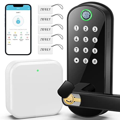 Sifely S Model Smart Lock, Gateway and Fobs Bundle