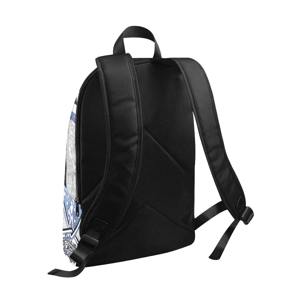 CUXWEOT Personalized Cheerleaders Cheer Print Backpack with Name Custom Travel Daypack Bag for Man Woman Gifts