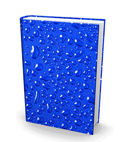 Book Sox Stretchable Book Cover H2O Fits Most Hardcover Textbooks up to 9x11 Adhesive-Free Nylon Fabric School Book Protector. Easy to Put On Washable & Reusable Jacket