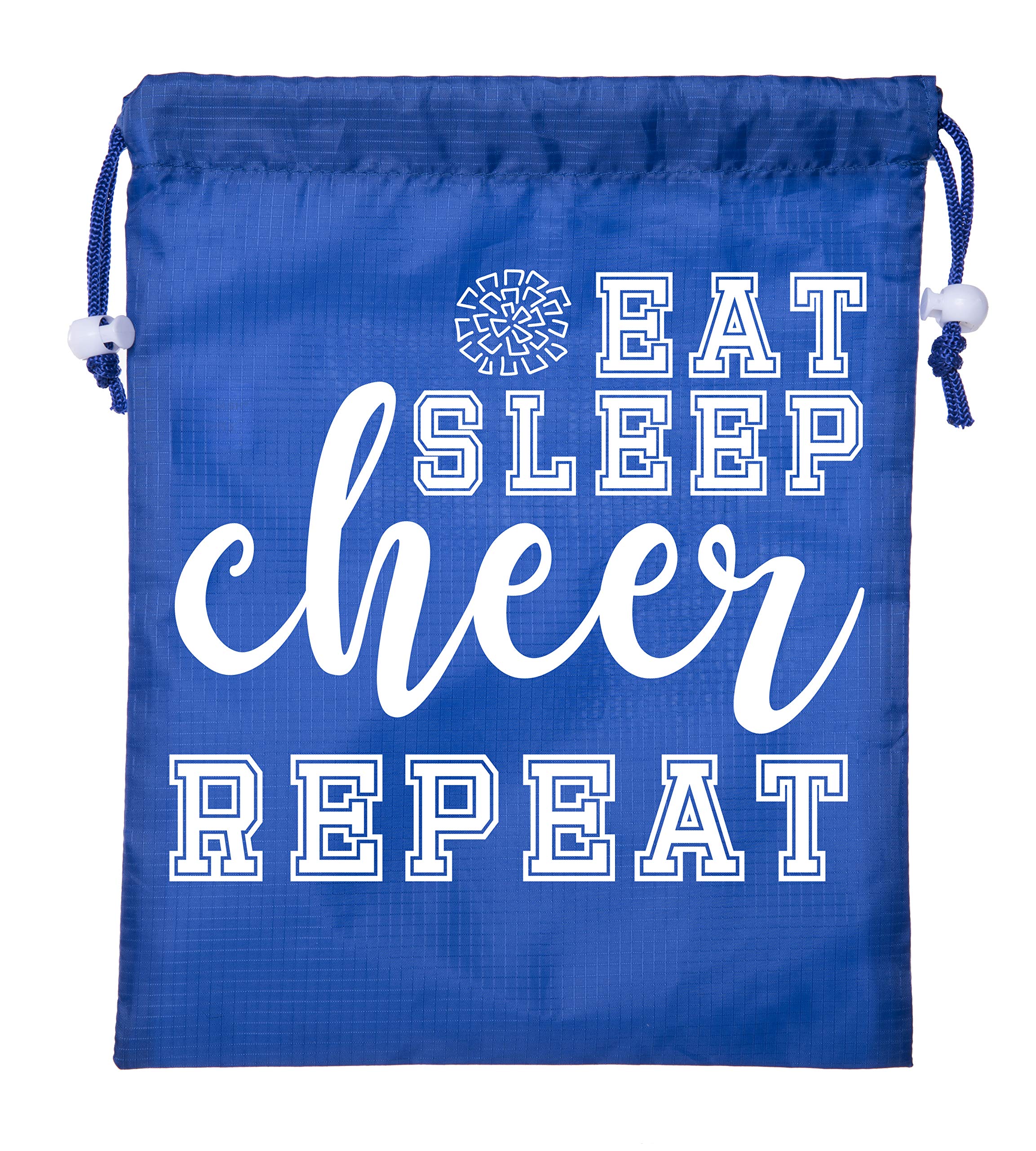 Mini Cheer Drawstring Bag Pom and Cheer Goodie Bag Team Cheer and Pom Cinch Bags