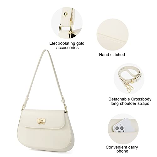 CLUCI Purses for women,Small Shoulder Bag Cute Clutch Designer tote Handbags leather crossbody bag Hobo purse with Zipper Closure