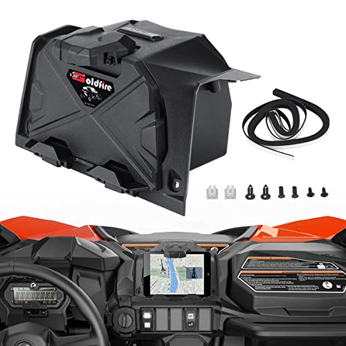 FIASRAC Upgraded Version Electronic Device Holder, Smart Phone Tablet GPS Holder with Storage Box Compatible with Polaris RZR XP 1000 XP4 Turbo 2019-2023