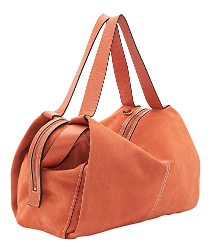 Liebeskind Berlin Satchel L, Dark Mandarine-2113