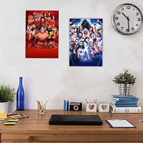 moriso Sport Superstars Poster (8 Pack) 11.5" x 16.5“ Champion Posters Unframed Version HD Poster for Living Room Bedroom Club Wall Art Decor