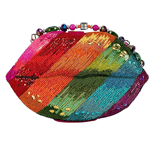 Mary Frances Womens Mary Frances Rainbow Kisses Top Handle handbag, Multi, One Size US