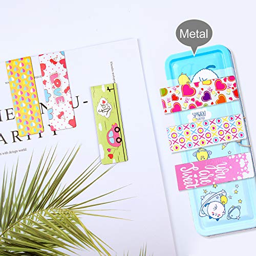 TUPARKA 36 PCS Magnetic Bookmarks Valentine's Day Bookmark Gift for School Prizes and Valentine's Party Favors for Kids