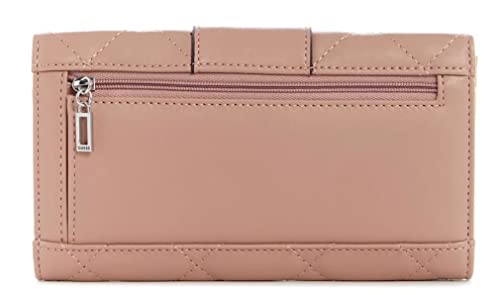 GUESS Women's Cydney Quilted Large Organizer Wallet Clutch Bag - Pink