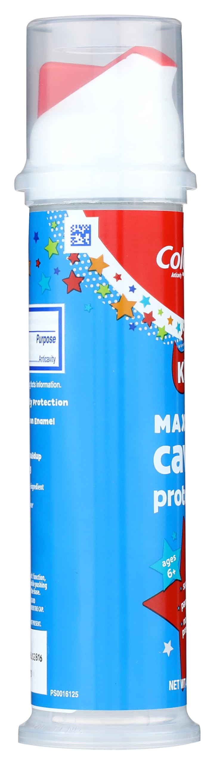 Colgate Kids Toothpaste Pump, Maximum Cavity Protection, 4.4 ounces
