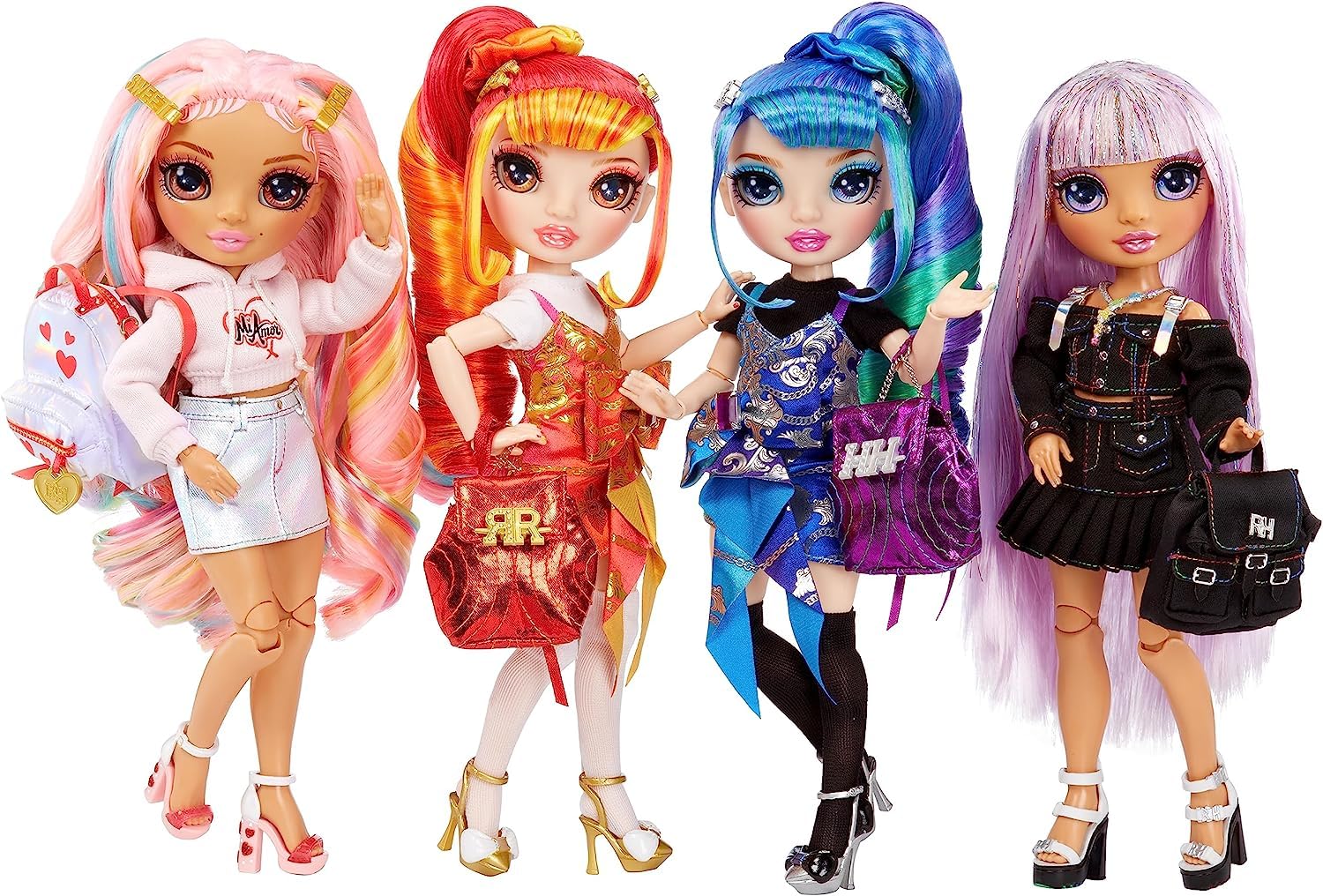 Rainbow High Junior High Special Edition Holly De’Vious - 9" Blue and Green Posable Fashion Doll with Accessories and Open/Close Soft Backpack. Great Toy Gift for Kids Ages 4-12