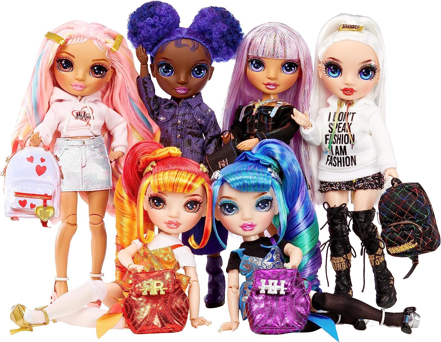 Rainbow High Junior High Special Edition Holly De’Vious - 9" Blue and Green Posable Fashion Doll with Accessories and Open/Close Soft Backpack. Great Toy Gift for Kids Ages 4-12