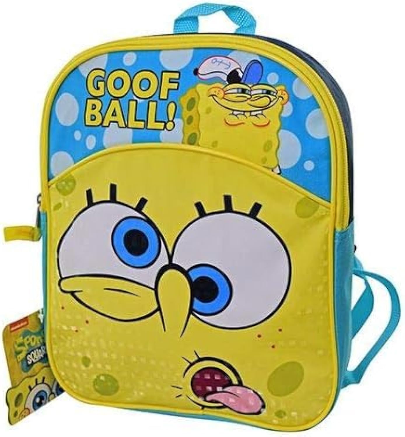 Fast Forward SpongeBob 11" Mini Backpack-SPMIN, Yellow, One_Size