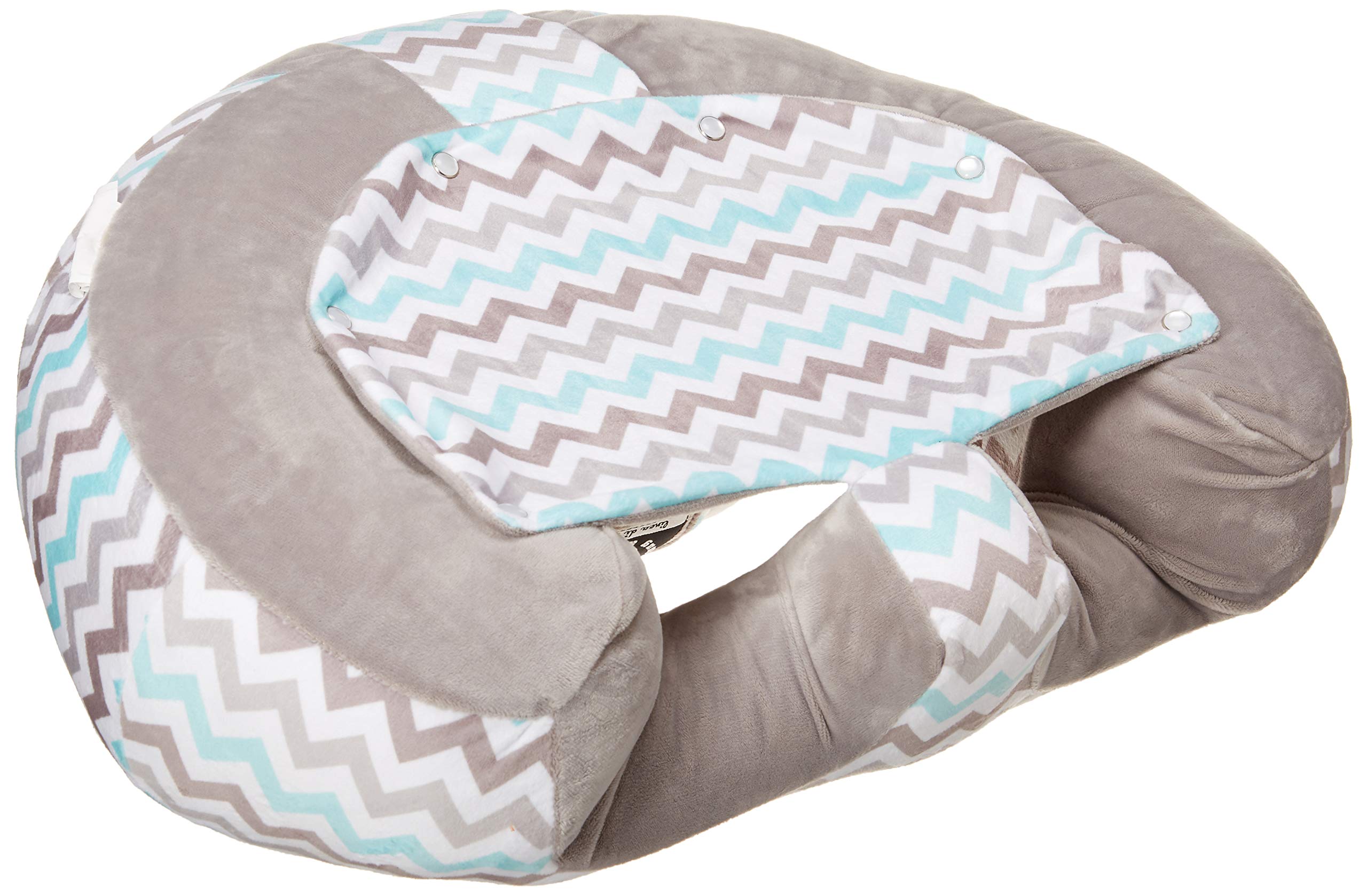 The Original Hugaboo Infant Sitting Chair - Blue Chevron , 3-10 Month