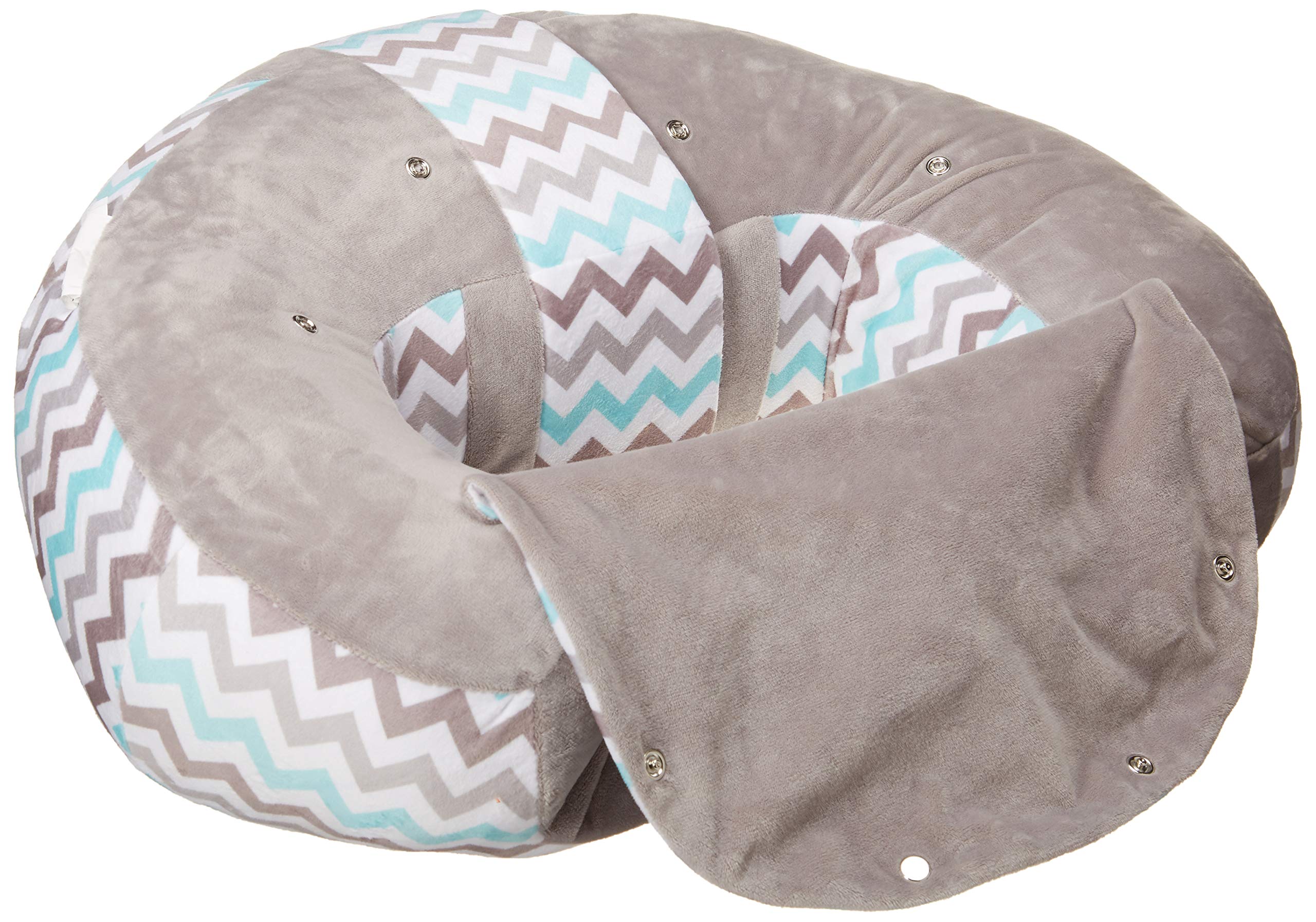 The Original Hugaboo Infant Sitting Chair - Blue Chevron , 3-10 Month