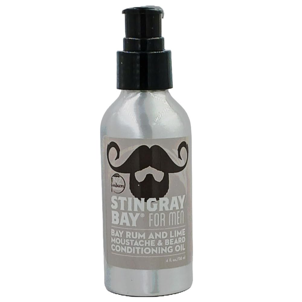 Caribean Bay Rum and Lime Beard and Mustache Conditioning Oil